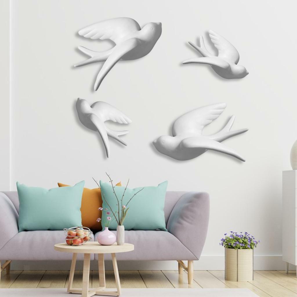 Parrot Theme Room Design Open Window Design With Birds Silhouette
