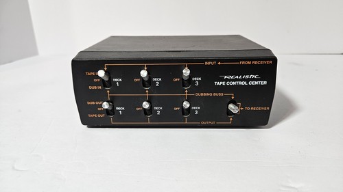 Vintage Radio Shack Realistic 3-Deck Stereo Tape Control Center Model ...