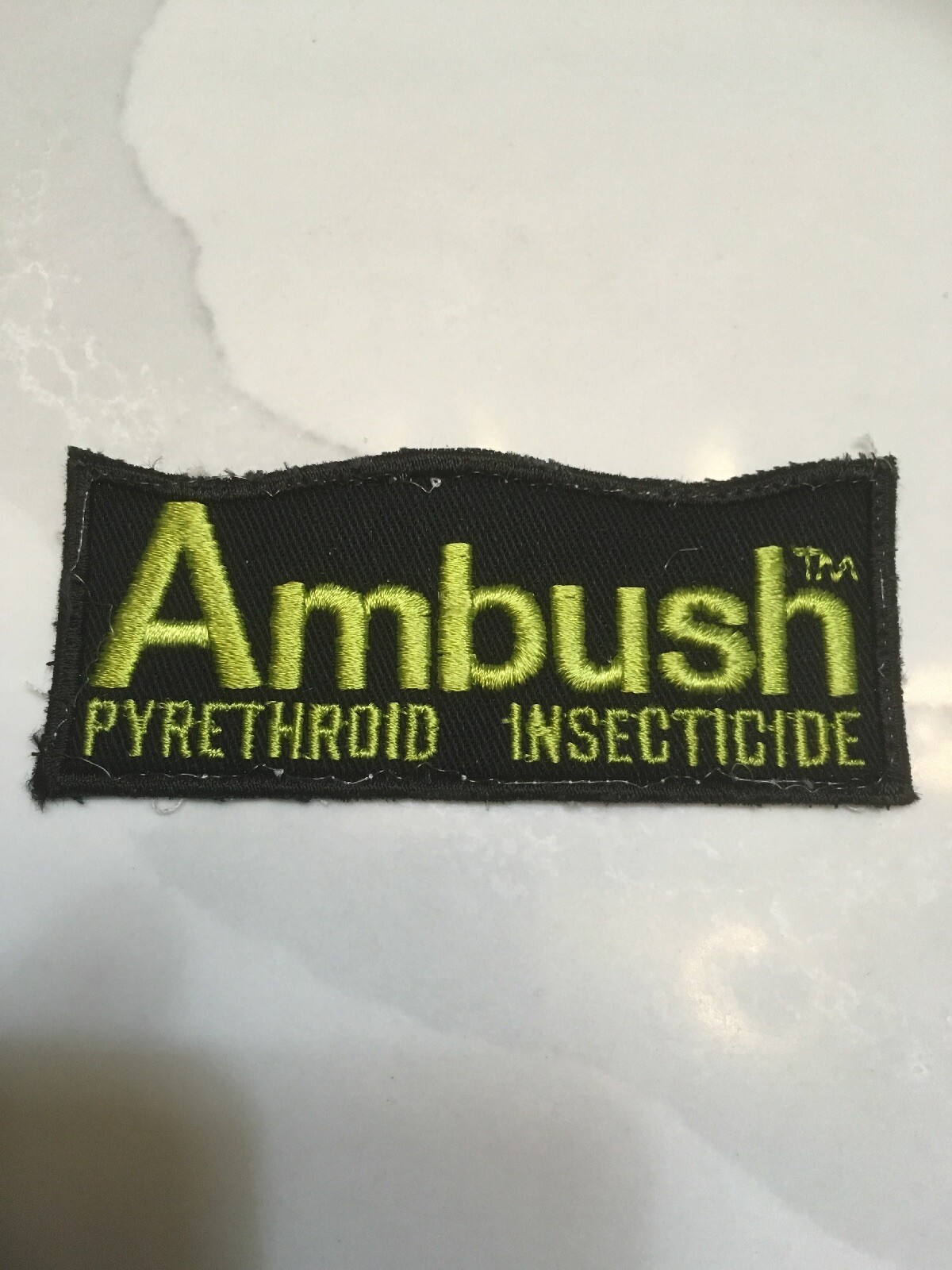 Vintage Ambush Pyrethroid Insecticide Patch Black/Yellow Advertising | eBay