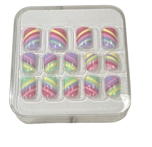 Fing’rs Girlie Nails 24 Stick-On Nails for Little Fingers Fun & Stylish ...