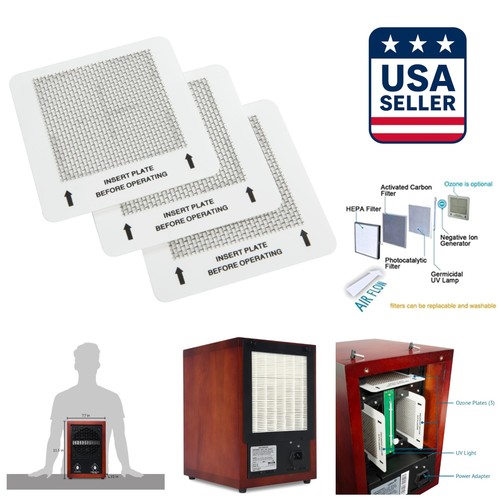 Durable 3-Pack Ceramic Ozone Plates for IVAOZAP04 & IVADGOZHEPA Air ...