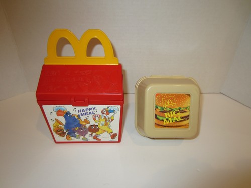 VTG Fisher Price McDonald’s - Happy Meal Box (1989) - Bic Mac Box (1988 ...