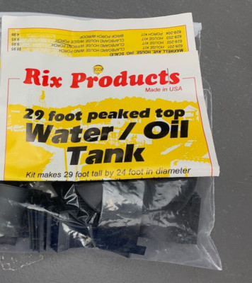 HO-Scale Six Products 29’ Peaked Roof Water/Oil Tank Kit 628-503 HO2452 ...