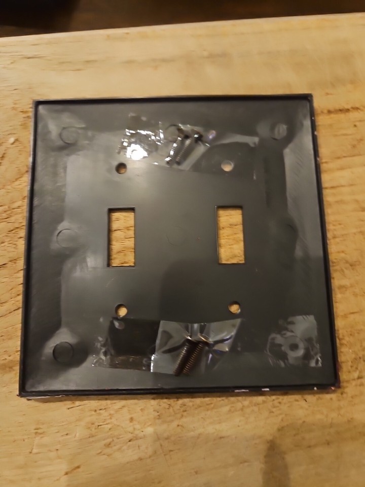 duel switch Toggle Imperial Bead Aged Bronze Switch Plate Cover ...