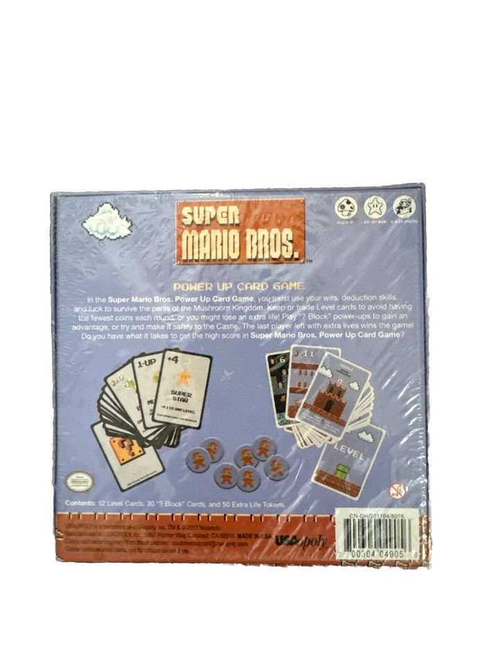 Nintendo Super Mario Bros. Power Up Card Game New Sealed | eBay