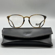PERSOL Men's TORTOISE EYEGLASSES FRAMES GLASSES ITALY 3107-V 1058 47-22 ...
