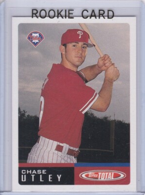 CHASE UTLEY ROOKIE CARD Philadelphia Phillies Baseball TOPPS TOTAL RC ...