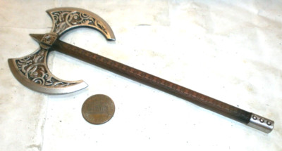 COOMODELS Viking Berserker Winged Battle Axe ( metal ) 1/6th scale toy ...