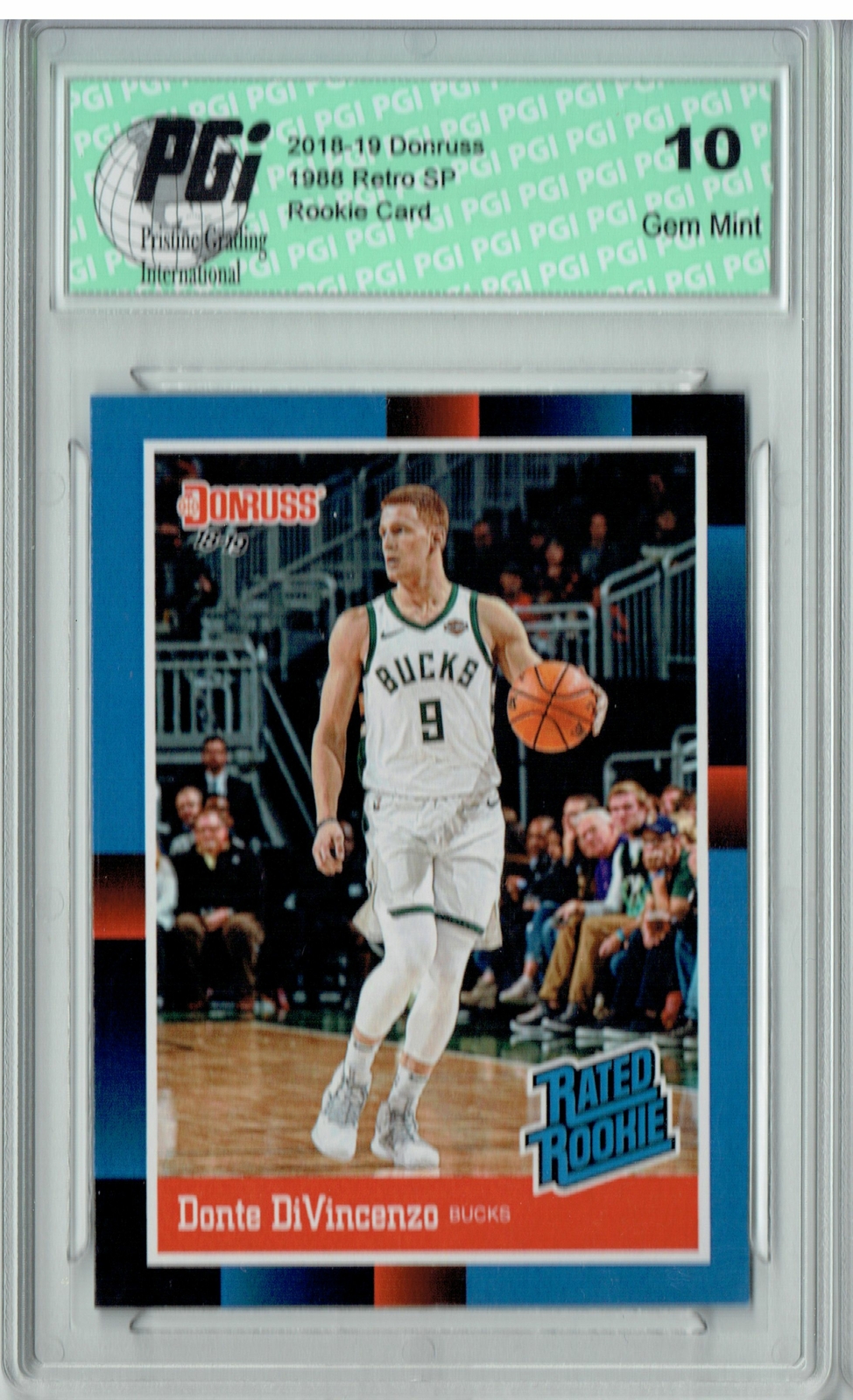 Donte DiVincenzo 2018 Donruss #RR15 1988 Rated Rookie Retro Rookie Card ...