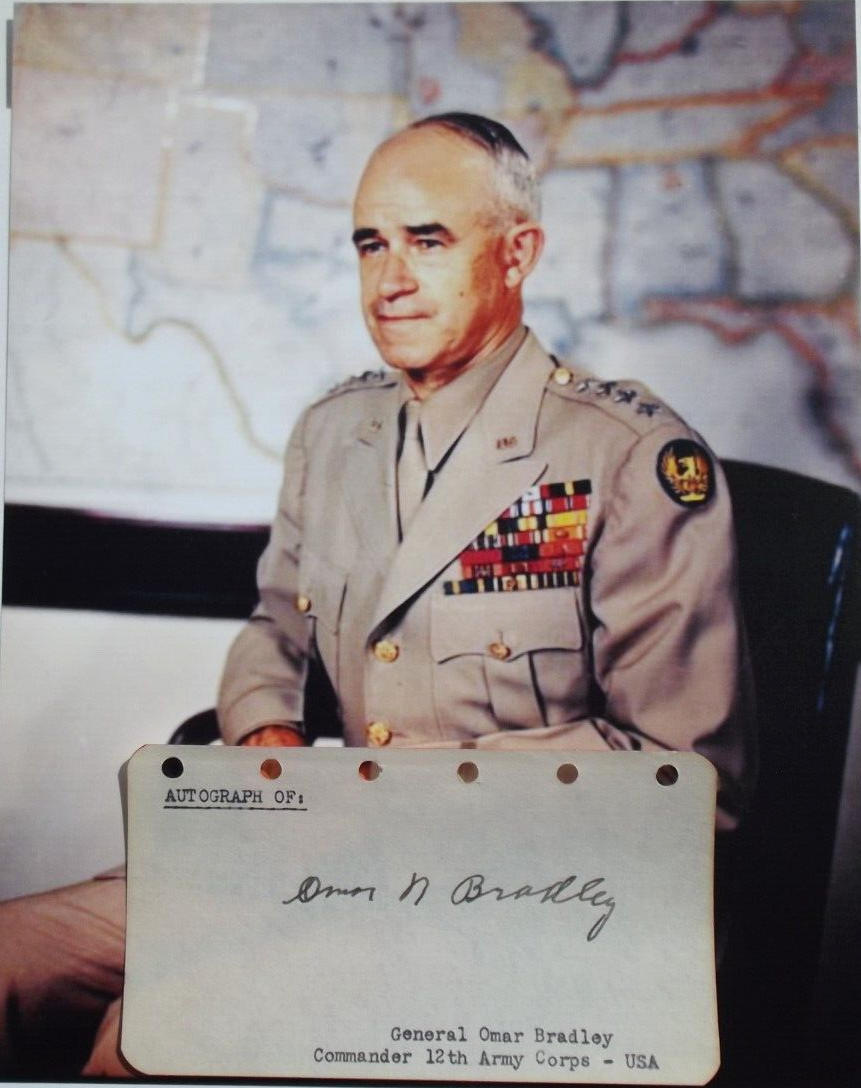 General Omar Nelson Bradley World War II Army Commander Signed ...