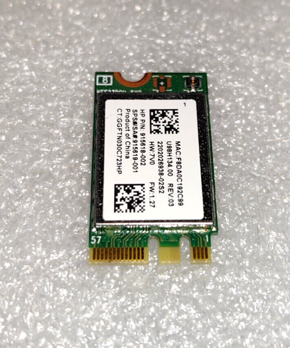 Carte Wifi - Realtek RTL8723DE pour HP 15-BS016NF . | eBay