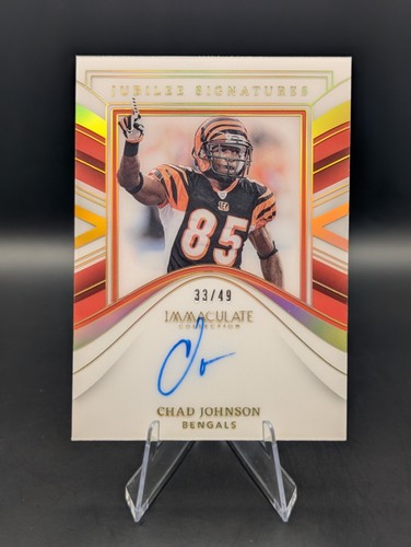 2023 Immaculate Jubilee Signatures Chad Johnson On Card Auto /49 | eBay