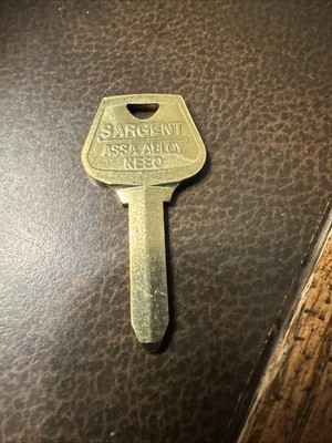NEW SARGENT KESO HIGH SECURITY DIMPLE MASTER /CHANGE KEY BLANK | eBay