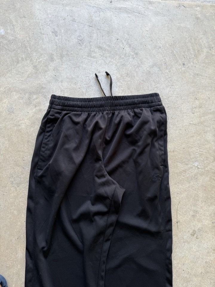 VTG Starter Pants Mens Medium Black Dri Star Athletic Track Training ...
