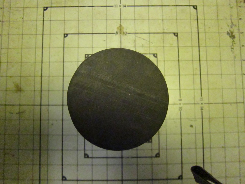 Delrin Acetal Plastic Machinable Round Rod, Black 4" Diameter x 6 ...