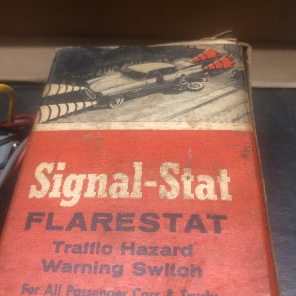 1950S Chevy Ford Plymouth Signal Stat Flarestat Chrome Hazard Warning ...