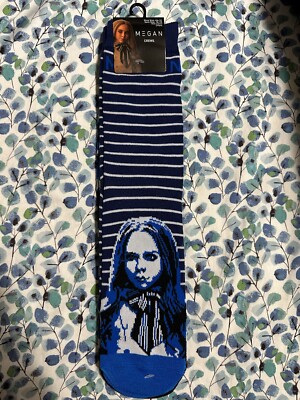 M3GAN You Should Probably Run Horror Crew Socks 2 Pair Men 8-12 Black ...