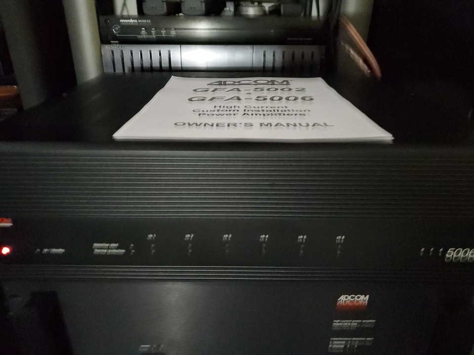 Adcom GFA 5006 Power Amp 6/5/4/3 Channels 50w-8ohm 75w-4ohm 175w ...