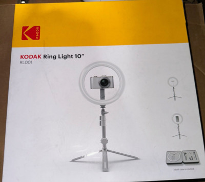 KODAK 10 inch LED Ring Light 1800 Lumens for Smartphone's & Cameras | eBay