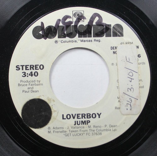 Rock Promo 45 Loverboy - Jump / Jump On Columbia | eBay