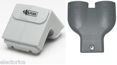 DISH NETWORK TWIN DPP SATELLITE LNB + Y ADAPTER BRACKET + SCREWS 110 ...