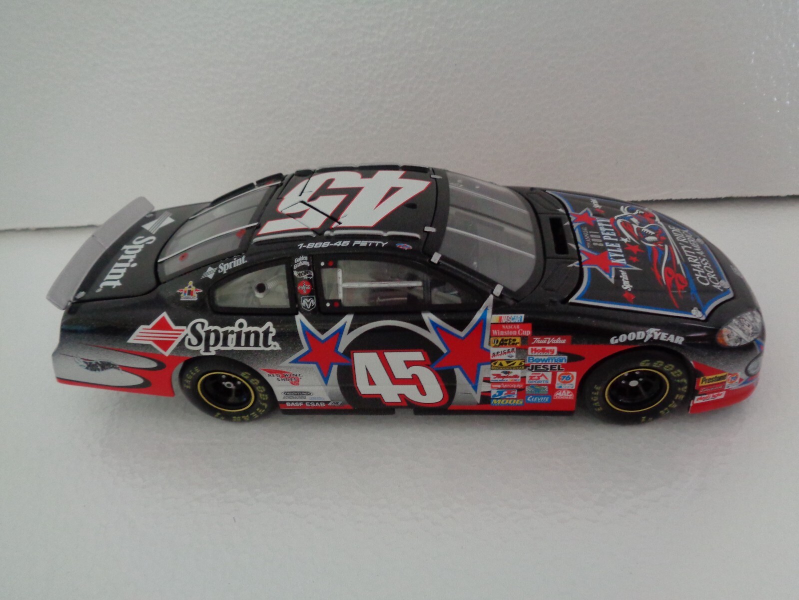 Kyle Petty #45 Sprint 2001 Dodge R/T / TCOS 1/24th Nascar Diecast ...