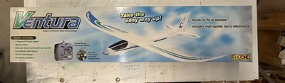 Flyzone Hobbico Mini Ventura RC Glider Airplane RTF Complete Set NEW ...
