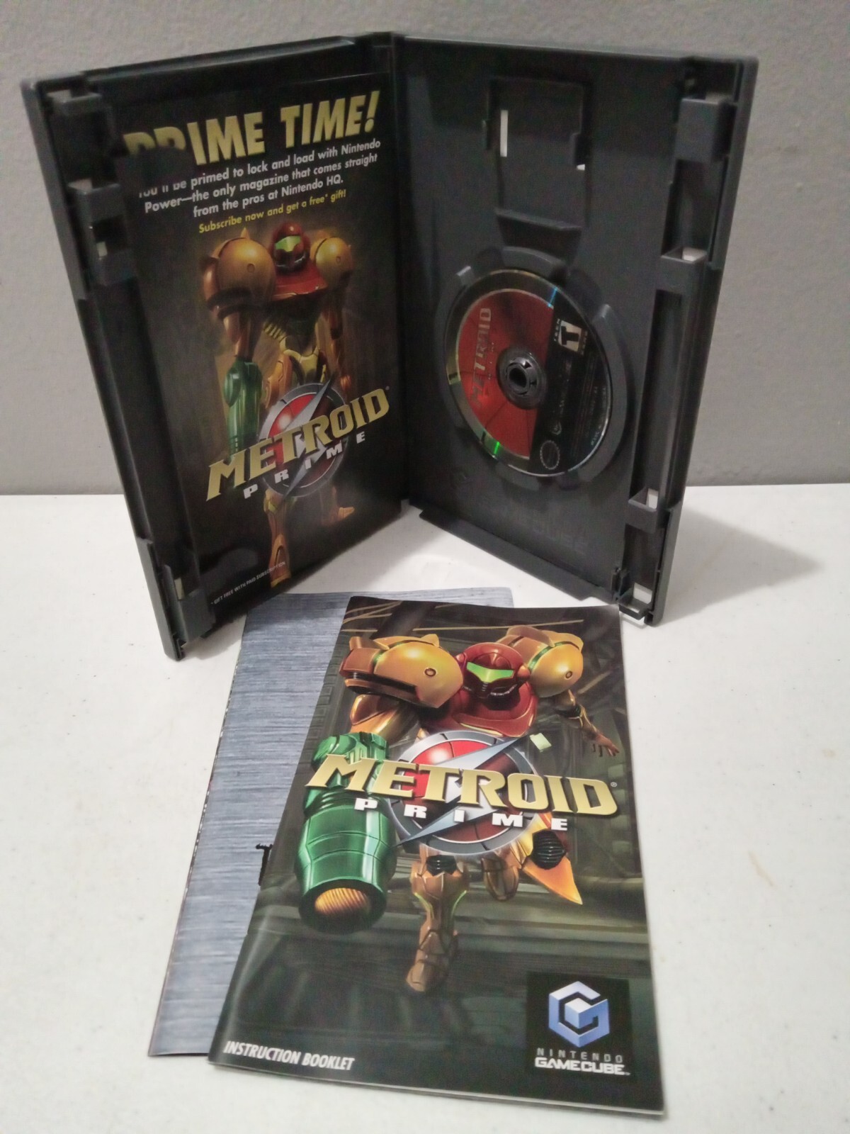 Metroid Prime Nintendo GameCube CIB Complete Retro Studios Samus Aran ...
