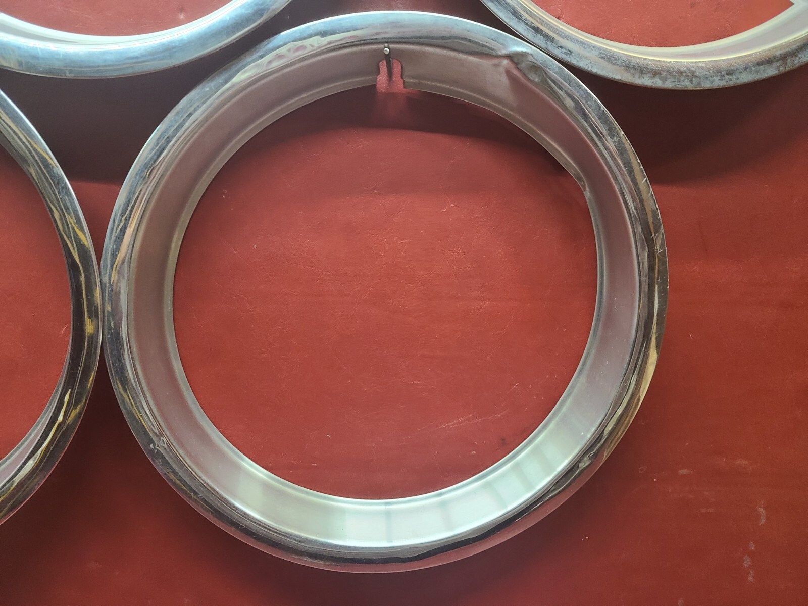 1970s 80s Ford Mustang Bronco Truck F150 F250 Trim Ring Wheel SET 15 ...