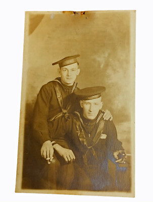 Vintage RPPC Merchant Marines S.S. Calvin Austin 1918 Real Photo ...