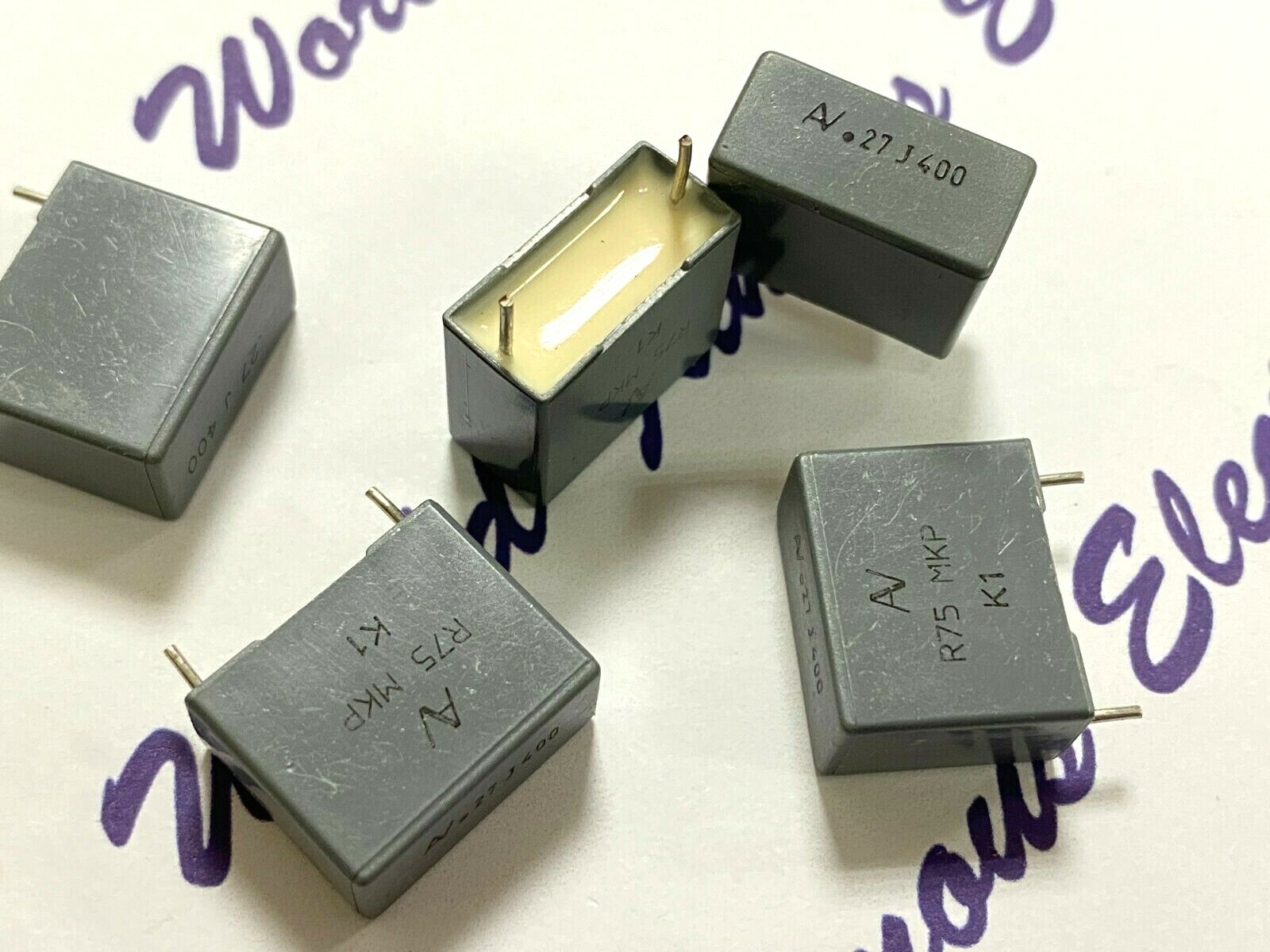 25pcs - ARCOTRONICS 0.27uF (270nF) 400V 5% R75 MKP pitch:15mm Capacitor ...