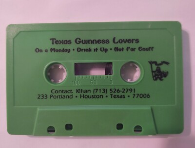 Texas Guinness Lovers, 3 song demo cassette, 1997, Houston music | eBay