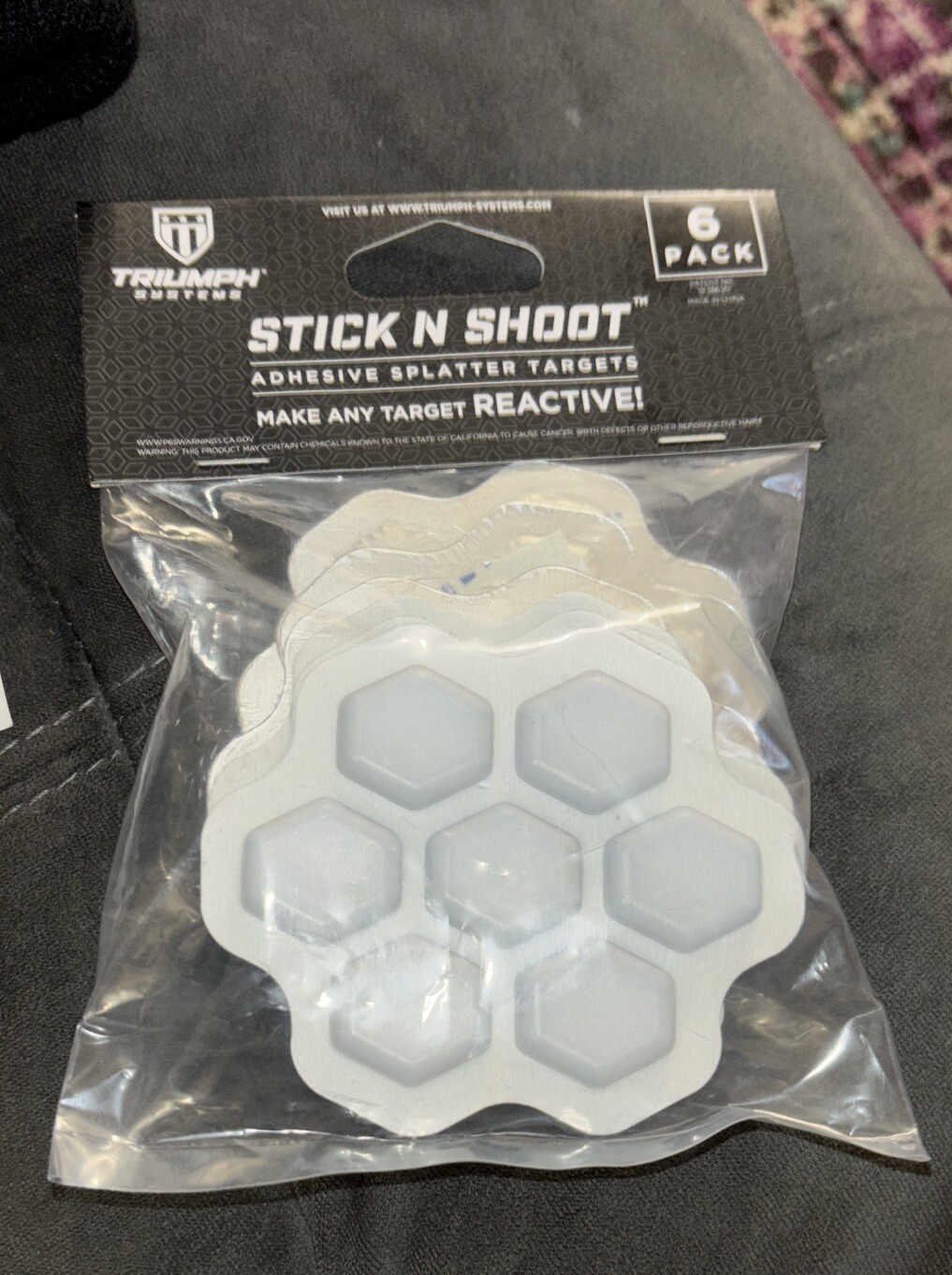 Stick N Shoot Adhesive Bleeding Targets 6 Pack for sale online | eBay