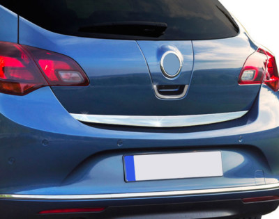 Chrome Rear Door Tailgate Trim Strip To Fit Vauxhall / Opel Astra J ...