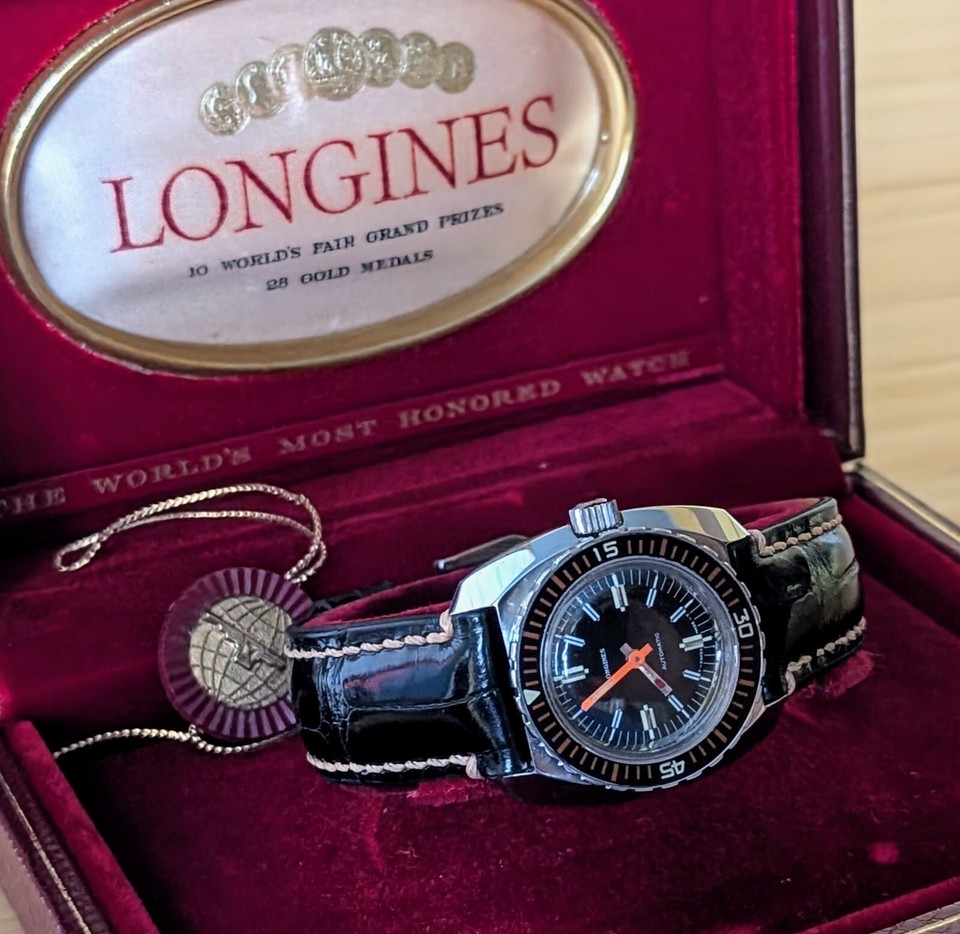 Longines automatic 70s in box perfect condition-ref. 7971-2 cal.472 | eBay