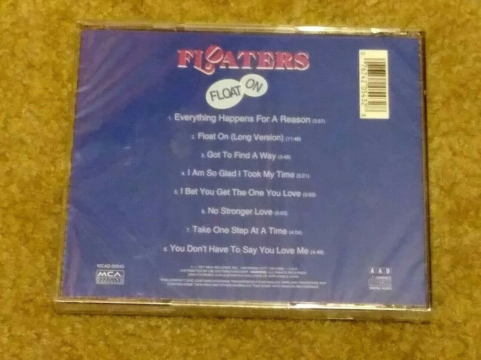 The Floaters "Float On" Brand New Factory Sealed Original R&B, Soul CD ...