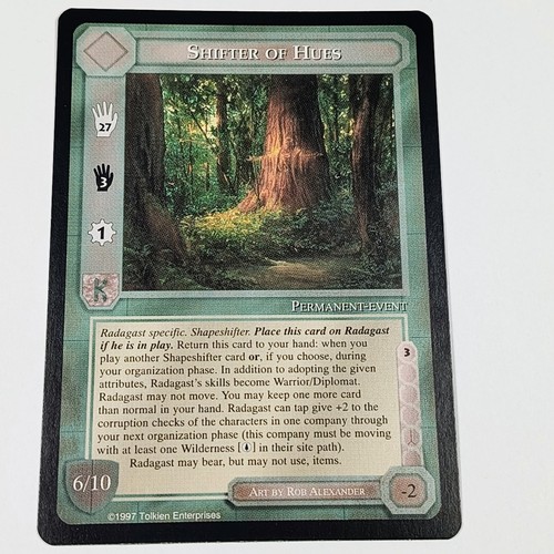 Shifter of Hues - The White Hand - Middle Earth CCG - MECCG Limited | eBay