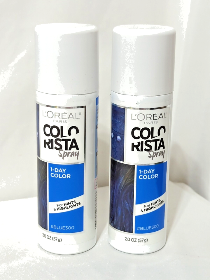 2 x L'Oreal Colorista 1-Day Temporary Hair Color Spray 2oz – CHOOSE ...
