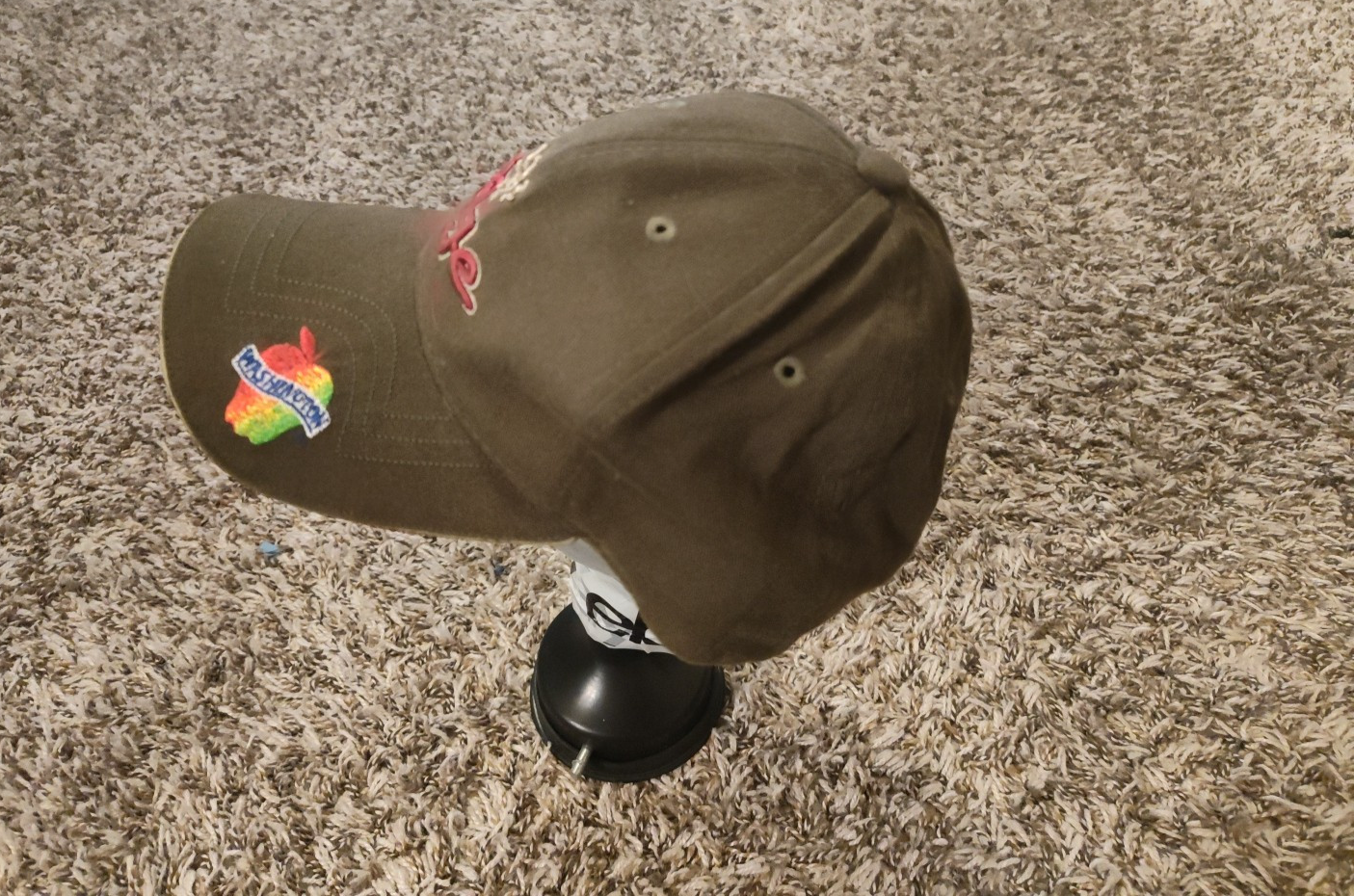 Sage Washington Apple Northwest Cherries Hat Adult Mens Green Strap ...