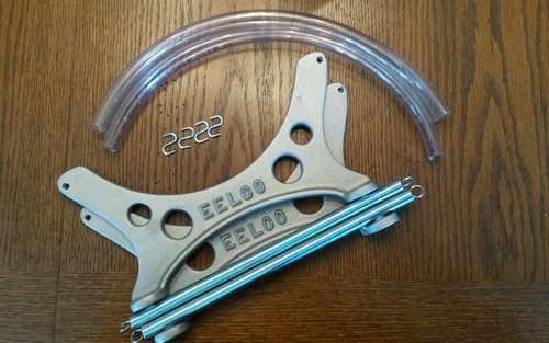 GENUINE EELCO 8" FUEL TANK MOUNTING BRACKETS and Hardware kit GASSER ...