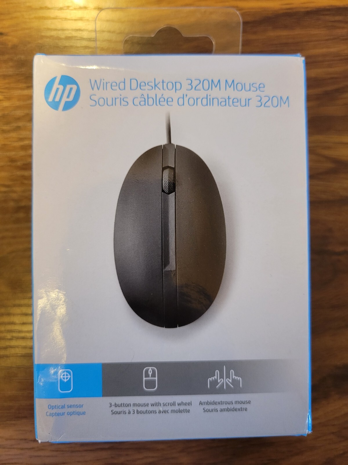 HP Wired Desktop 320m Mouse 9VA80AAABA for sale online | eBay