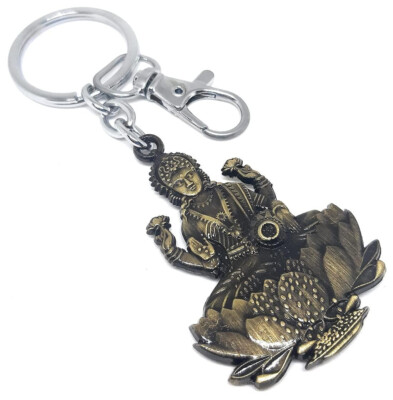 Aura Goddess Mahalakshmi Indian Gift Keychain For Wealth Men Boy Friend ...