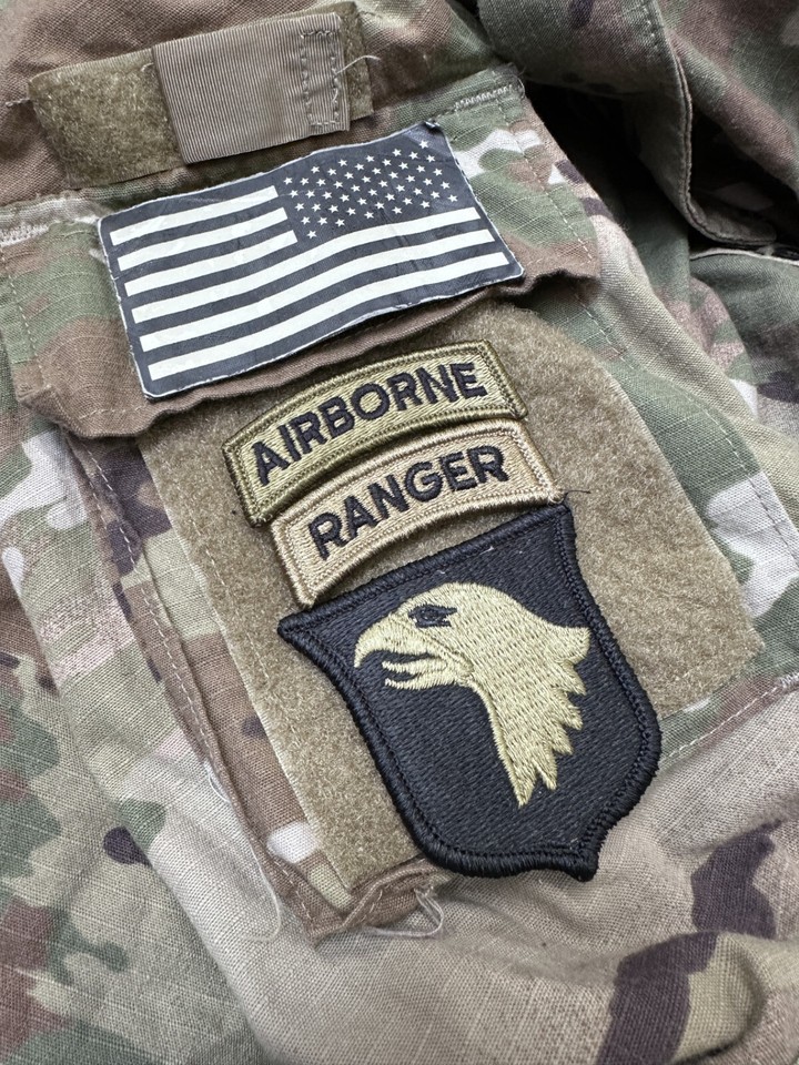 US Army 101st Airborne Ranger Ocp Acu Uniform Touch Fastener Patch | eBay