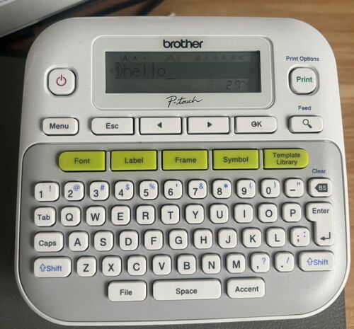 Brother P-Touch Label Maker Model PT-D210 Used Tested Great condition ...