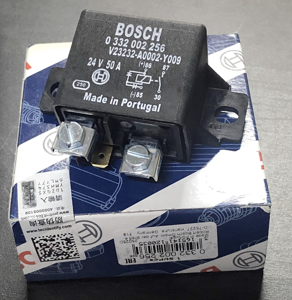 0332002256 V23232-A0002-Y009 BOSCH Power Relay 24V 50A x 1PC NEW | eBay