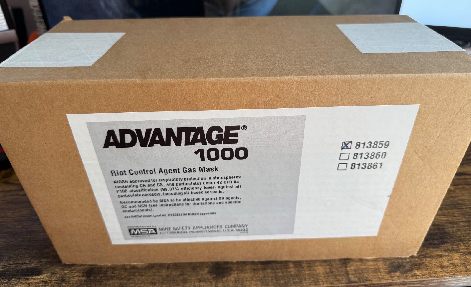MSA Advantage 1000 Riot Control Gas Mask | eBay