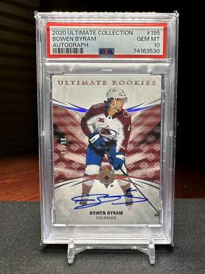 2020 Ultimate Collection Bowen Byram Autograph /99 **LOW POP** PSA 10 | eBay