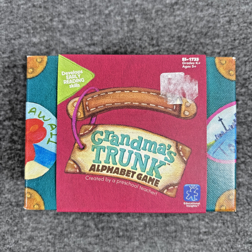 Grandma's Trunk Alphabet Game, Develops Early Reading Skills, Grade K+ ...