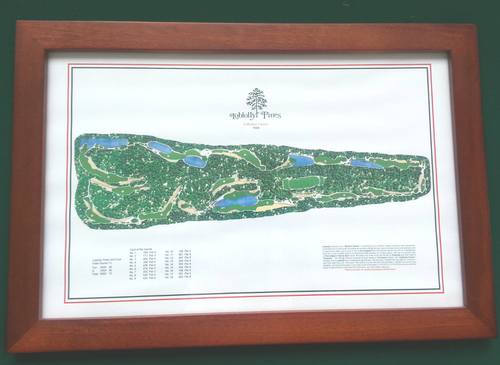 Maidstone Club - Willie Park, Jnr - 1891 Vintage Golf Course Maps print ...