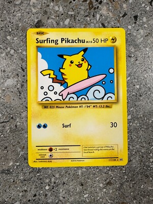 Pokemon TCG Cards Surfing Pikachu 111/108 Evolutions Secret Rare NM-M ...